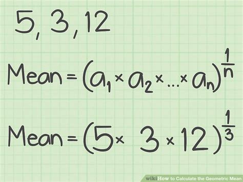 how to calculate the geometric mean with calculator wikihow