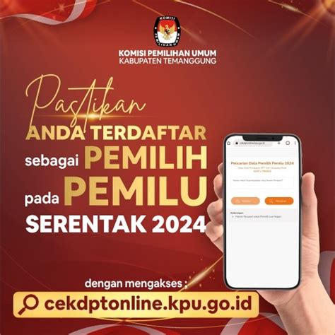 Pastikan Nama Terdaftar Sebagai Pemilih Begini Cara Mudah Cek Dpt