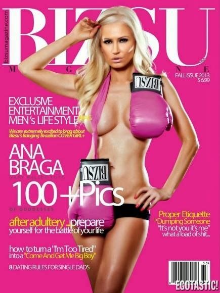 Ana Braga Covered Topless Shoot In Bizsu Magazine Fall Naked Women
