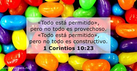 1 Corintios 10 23 Versículo de la Biblia DailyVerses net