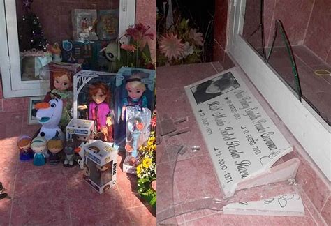 Profanan tumba de una niña en panteón de Montemorelos y se roban sus