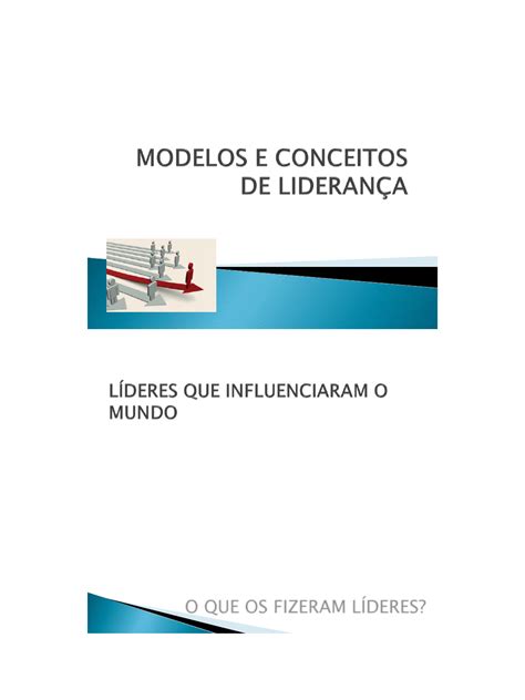 AULA 7 CHO MODELOS E CONCEITOS DE LIDERANCA 2019 Comportamento Humano