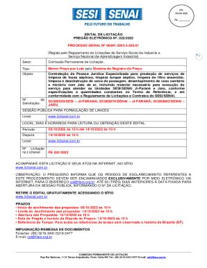 Preenchível Disponível Regulamento de Licitaes e Contratos da IMBEL Fax