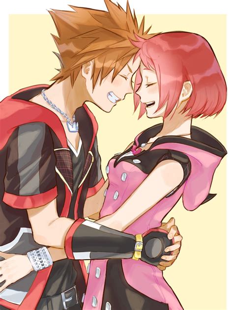 Sora And Kairi Kingdom Hearts And 1 More Drawn By Mihau My Danbooru