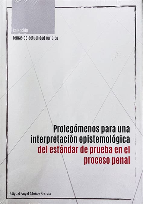 Prolegómenos para una interpretación epistemológica del estándar de