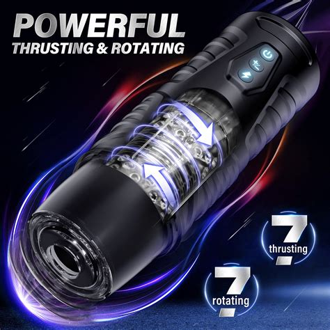 Black Knight Automatic Thrusting And Rotating Male Masturbator Sex Toys Sohimi