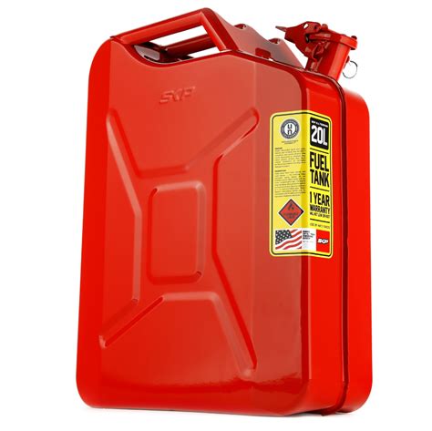 Tanque de Gasolina Metal 20 Litros 5 3 Galónes SKP Monkey Garage