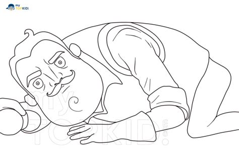 Hello Neighbor 2 Coloring Pages