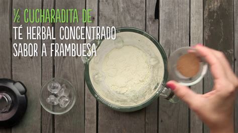 Receta De Batido De Herbalife Frambuesas Con Crema Youtube