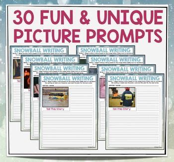 Three Snowball Writing Worksheets With The Text Fun And Unique