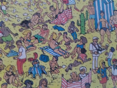 Where S Waldo RARE Banned Book Shows Topless Sunbather Etsy