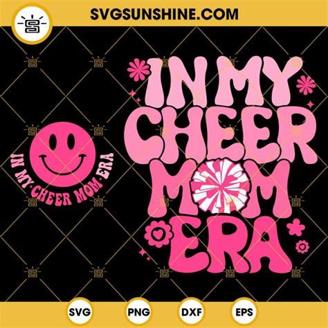 In My Cheer Mom Era Svg Bundle Cheer Mom Svg Cheer Mama Svg