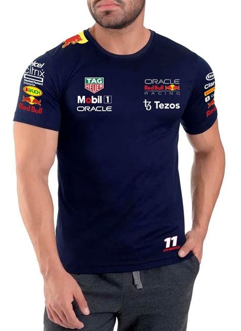 Playera Redbull F Escuderia Checo Perez Formula Env O Gratis
