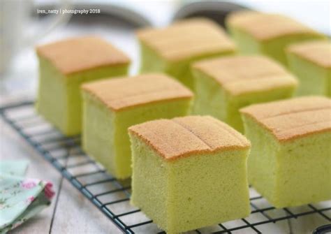 Resep Pandan Ogura Cake Oleh Iren Natty Cookpad