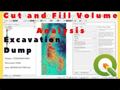 Cut And Fill Volume Analysis Using QGIS Calculate Raster Volume YouTube