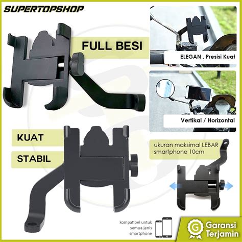 Jual Holder Motor Besi Holder Hp Spion Motor Besi Full Holder HP Besi