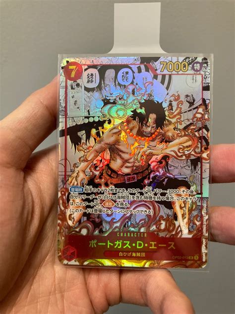 ONE PIECE Card Game OP02 013 SRSP Portgas Ace Rank A