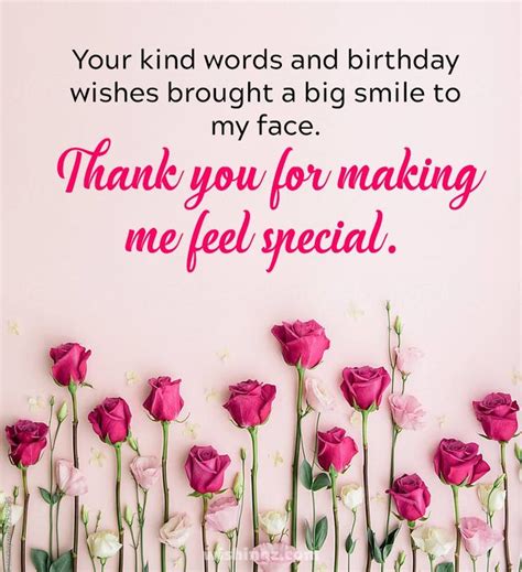 Thank You Messages For Social Media And Facebook Birthday Wishes