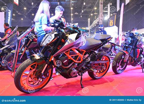 Ktm 390 At Inside Racing Bike Festival In Pasay Philippines Editorial