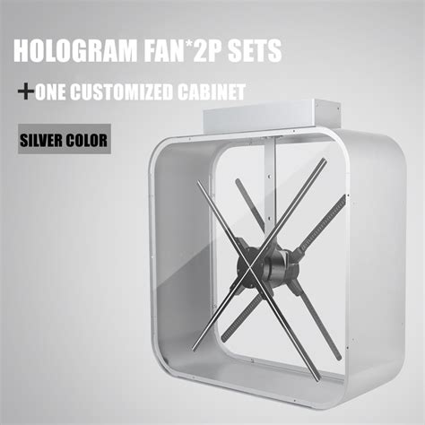 Z6 56cm Four Blades Indoor Advertising Hologram 3D Holographic Naked