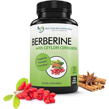 Amazon NutriFlair Premium Berberine HCL 1200mg 120 Capsules