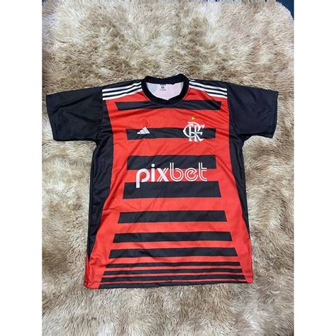 Nova Camisa E Camiseta Flamengo 2024 Time De Futebol Shopee Brasil
