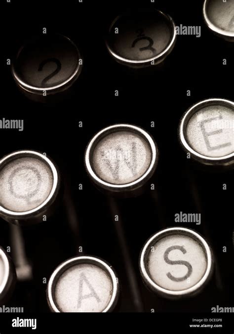 Vintage Typewriter Keys Stock Photo Alamy