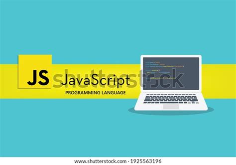 javascript programming language script code on stock vector royalty free 1925563196 shutterstock