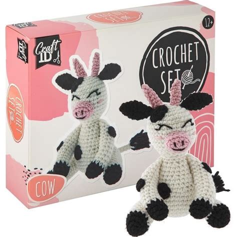 Kit De Crochet Pour Débutants Coffret Amigurumi Vache Pack D