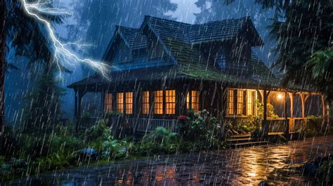 Chuva No Telhado O Barulho Perfeito Para Sono Profundo Som De Chuva