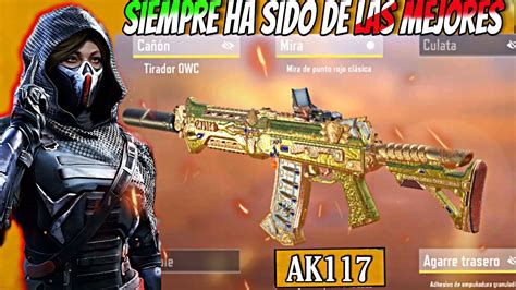 EL ARMA LEGENDARIA MEJOR CLASE DE AK117 COD MOBILE BATTLE ROYALE