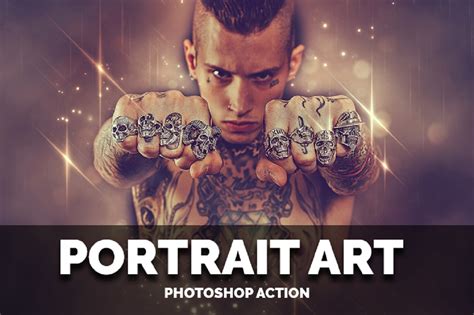 Portrait Art Photoshop Action Invent Actions