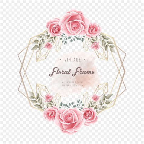 Moldura Floral Png Fundo Branco Baixe Agora Mesmo A Ilustra O Vetor Em