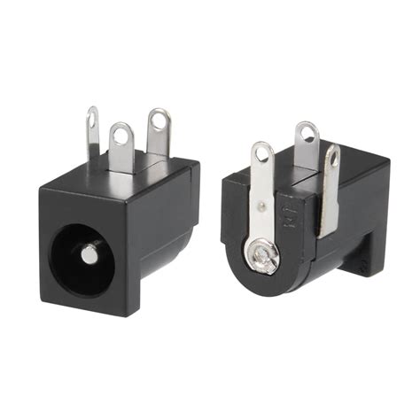 15pcs 5 5x2 1mm 3P DC Power Jack PCB Mount Female Socket Connector
