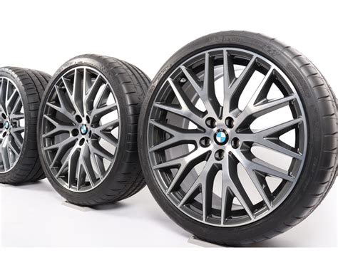 BMW Winterkompletträder 5er G30 G31 20 Zoll Alufelgen 636 Kreuzspeiche