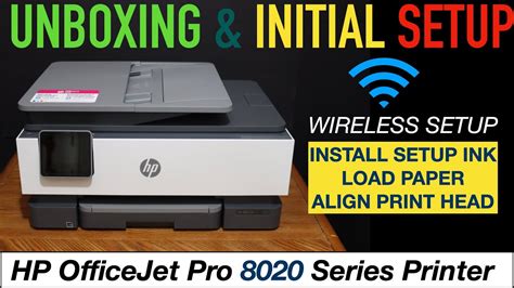 Hp Officejet Pro Setup Unboxing Wireless Setup Install Setup