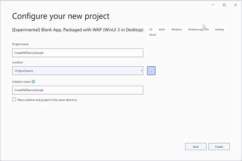 Create Or Generate Pdf File In Winui Syncfusion