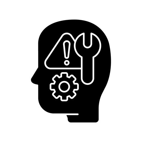 icono de glifo negro de autocorrección capacidad de corregir errores