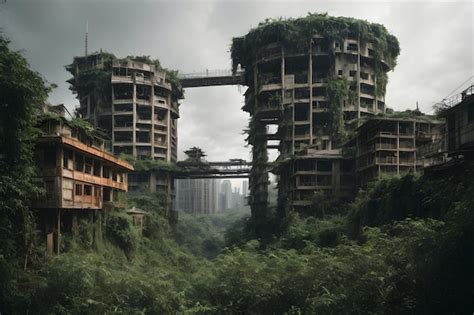 Premium Photo Exploring The Eerie Beauty Of Abandoned Cities A