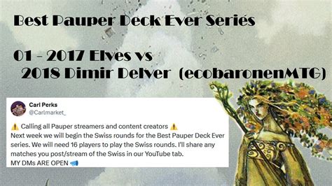 Ita Best Pauper Deck Ever Series Round Vs Dimir Delver Youtube