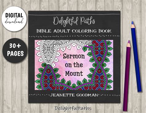 34 Sermon On The Mount Coloring Page SheenaKairo
