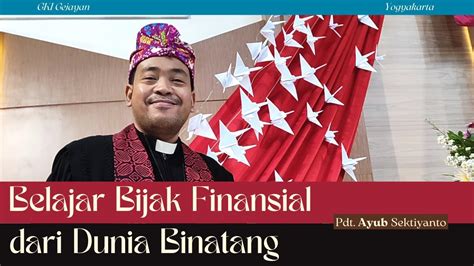 KEBAKTIAN UMUM MINGGU 23 Oktober 2022 Pukul 08 00 WIB Pdt Ayub