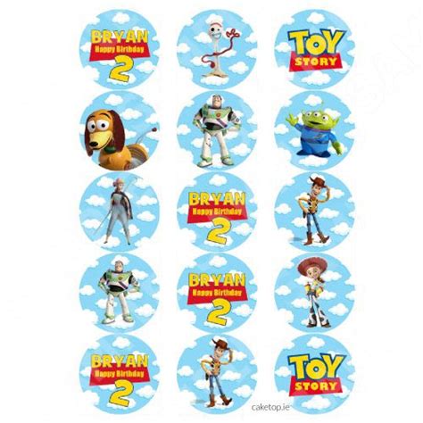 Toy Story Edible Print Edible Cupcake Topper Edible Picture