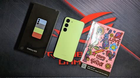 4K HDR ASMR Unboxing Samsung Galaxy S23 In Lime Exclusive Online