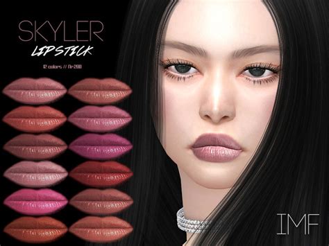 The Sims Resource IMF Skyler Lipstick N 280