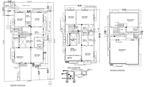 Ground Floor Shop First Floor House Plan Floorplans Click