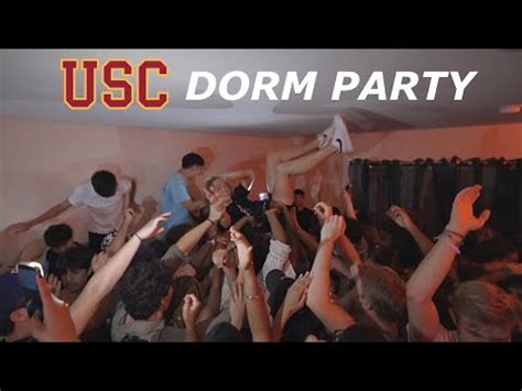 The Craziest Dorm Party Ever At Usc Youtube