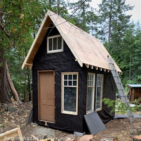 Building A Bunkie On An Off Grid Property Berries Barnacles