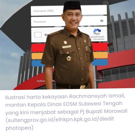 Resmi Menjabat Pj Bupati Morowali Segini LHKPN Rachmansyah Ismail