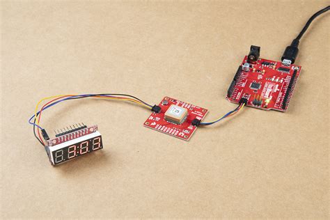 doz blog arduino gps clock with max7219 driven 7 segm